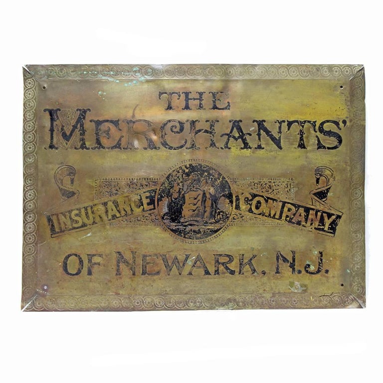 Merchants’ Insurance Sign at 1stDibs