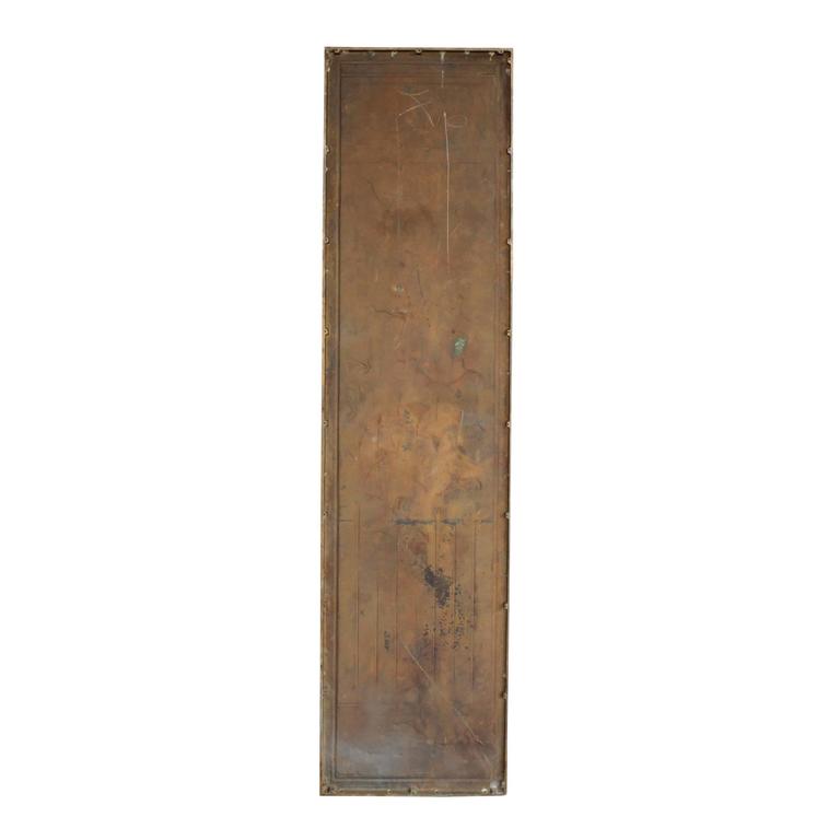 Egyptian Revival Bronze Elevator Door Panel at 1stDibs