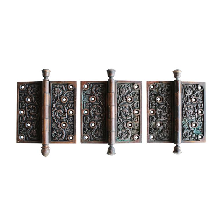 Reading Hardware "Columbian" Pattern Complete Door Set at 1stDibs