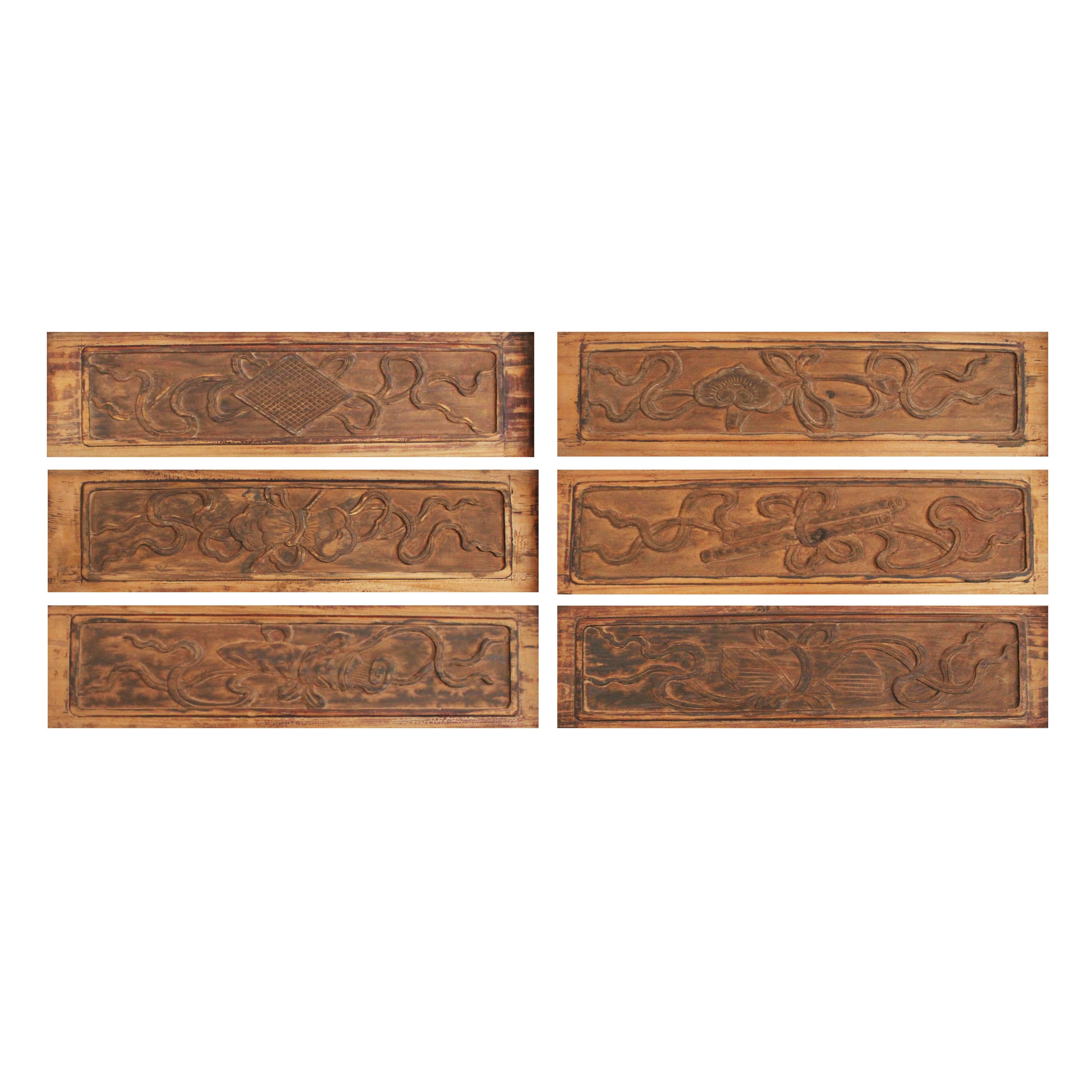 Set of Six Chinese Style Screens For Sale at 1stDibs