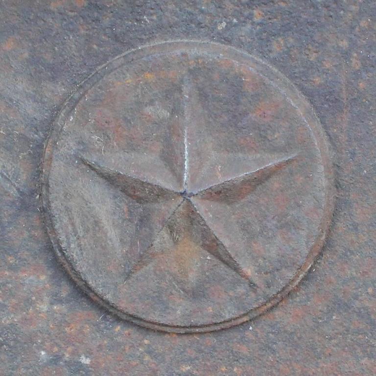 Cast Iron Red Bridge Sign For Sale at 1stDibs