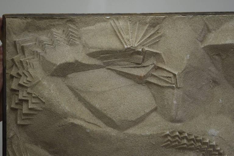 Monumental Cubist Phoenix Relief Architectural Plaque by George Nocito ...