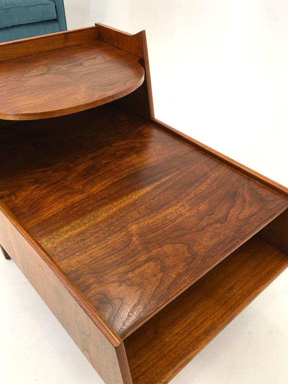 Premium Triple Tiered Table by Kipp Stewart in Walnut at 1stDibs