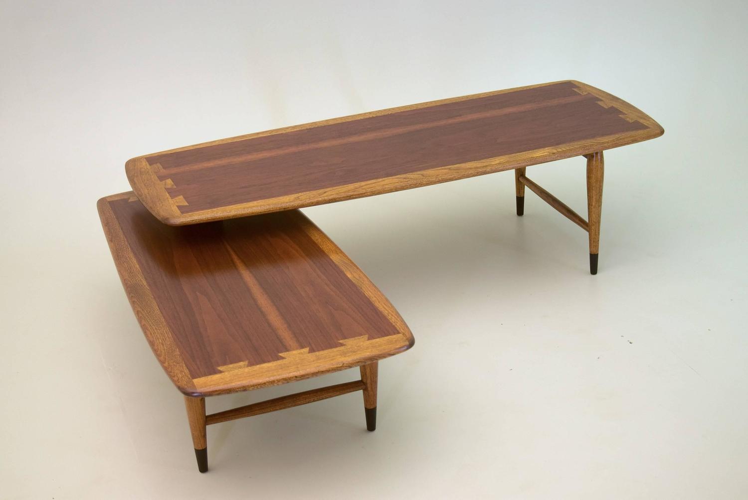 Lane Acclaim Switchblade Articulating Coffee Table in Walnut and Oak at ...