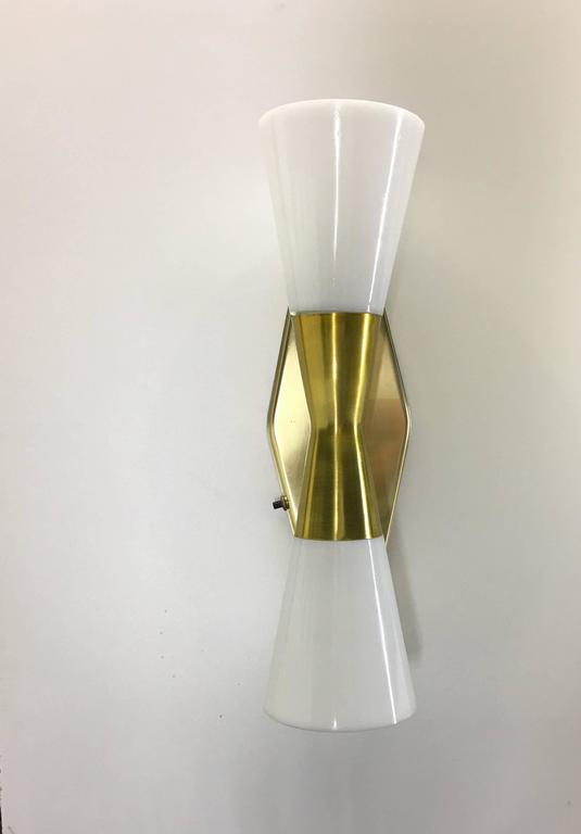 Vintage Pair of Wall Bow Tie Sconces by Virden Lighting at 1stDibs