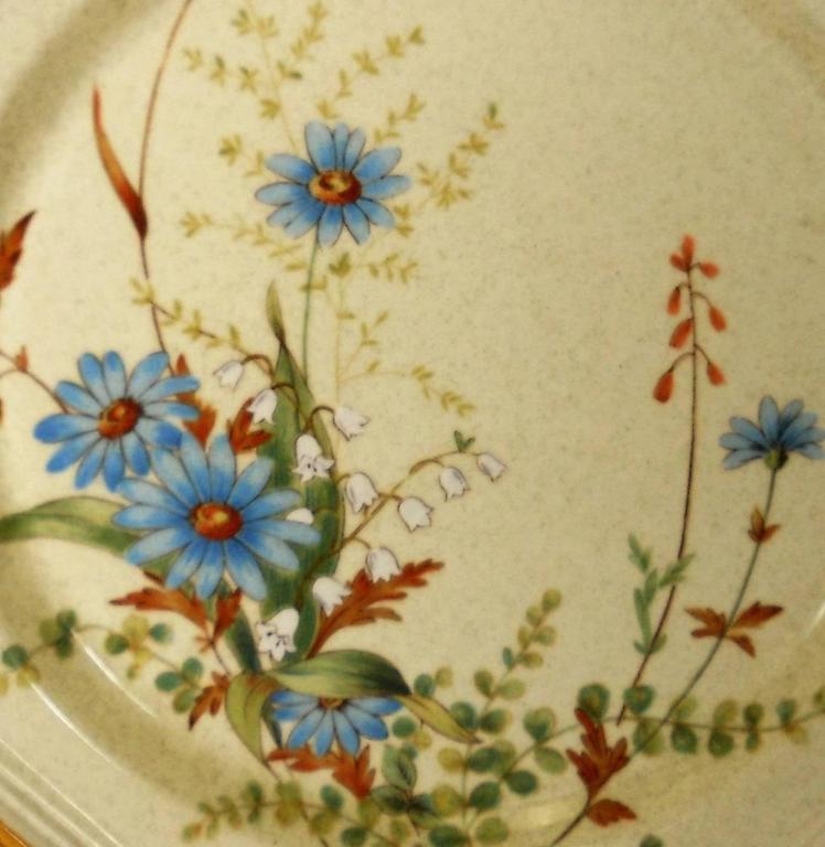 MIKASA china BLUE DAISIES EB804 pattern 44-piece SET SERVICE for Eight ...