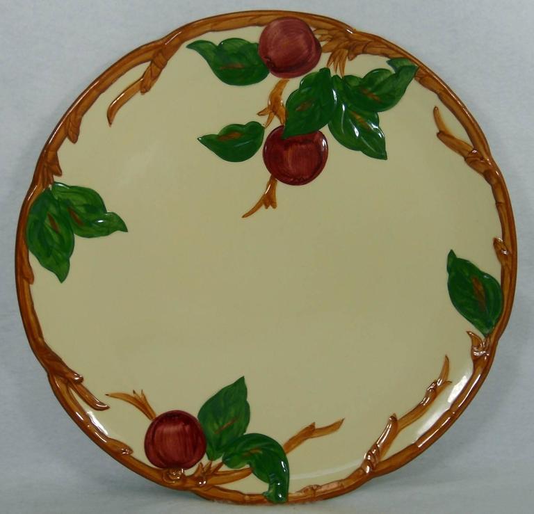 Franciscan China Apple USA Pattern 80-Piece Set Service for Twelve at ...