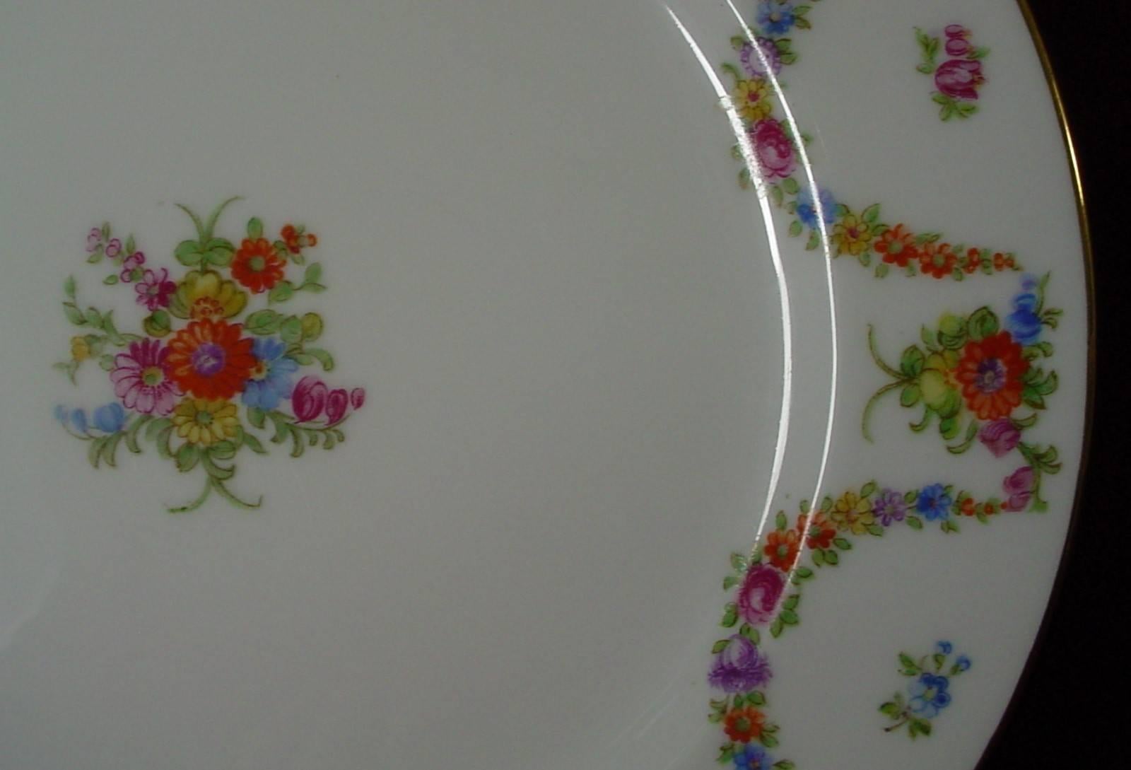 Mikado China Aloha Pattern 83 Pieces Set Service for Twelve For Sale at ...