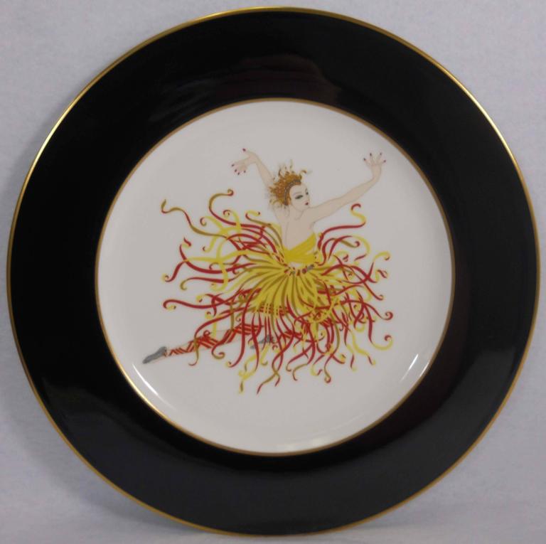 Erte' APPLAUSE A3081 Bone china MIKASA Collectors Plate at 1stDibs