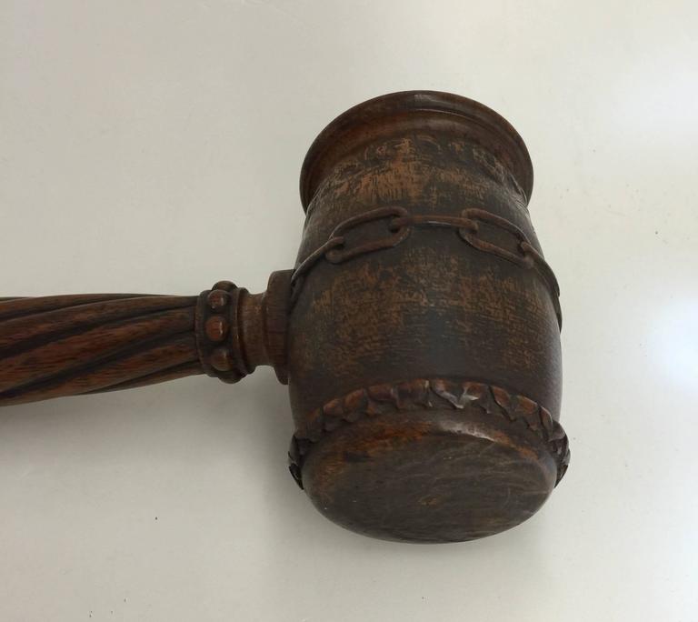 Victorian Ceremonial Wood Gavel, Late 19th Century at 1stDibs