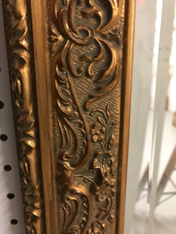Giltwood Mirror with Beautiful Scroll Work For Sale at 1stDibs