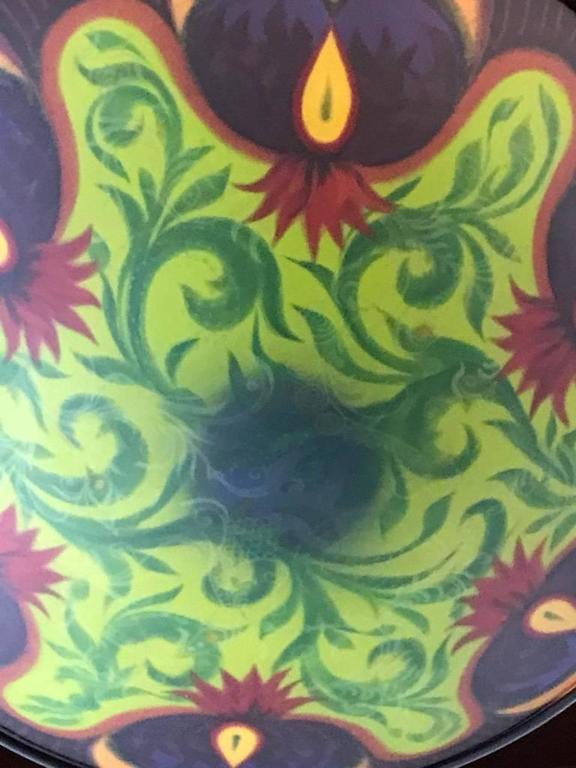 Ulla Darni "Ibis-Purple" Flush Mount Chandelier at 1stDibs