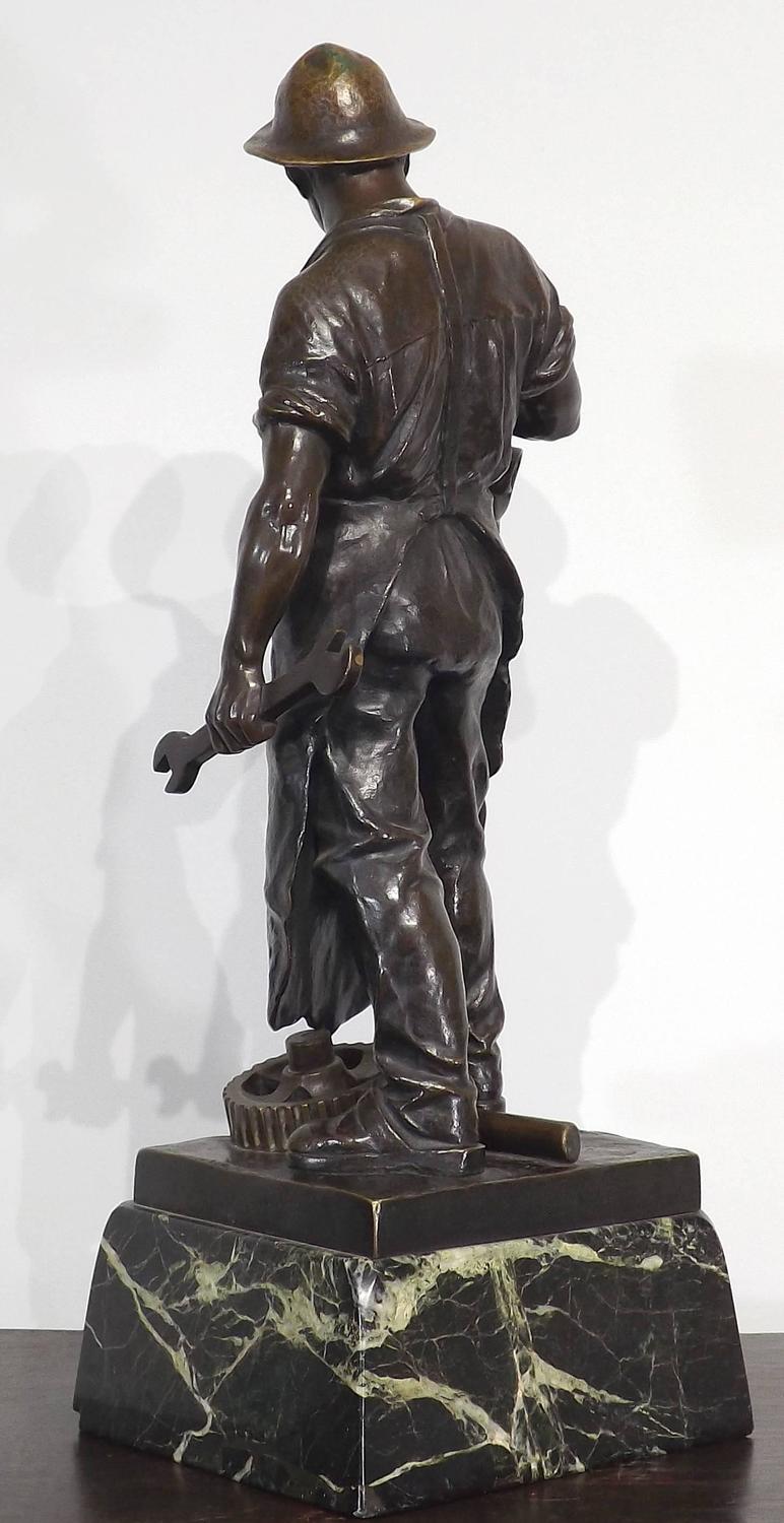 'The Engineer' Bronze Sculpture by Julius Schmidt-Felling at 1stdibs