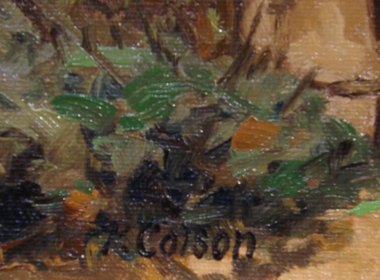 'Cour De Ferme' Painting by Belgian Painter Pierre Colson For Sale at ...