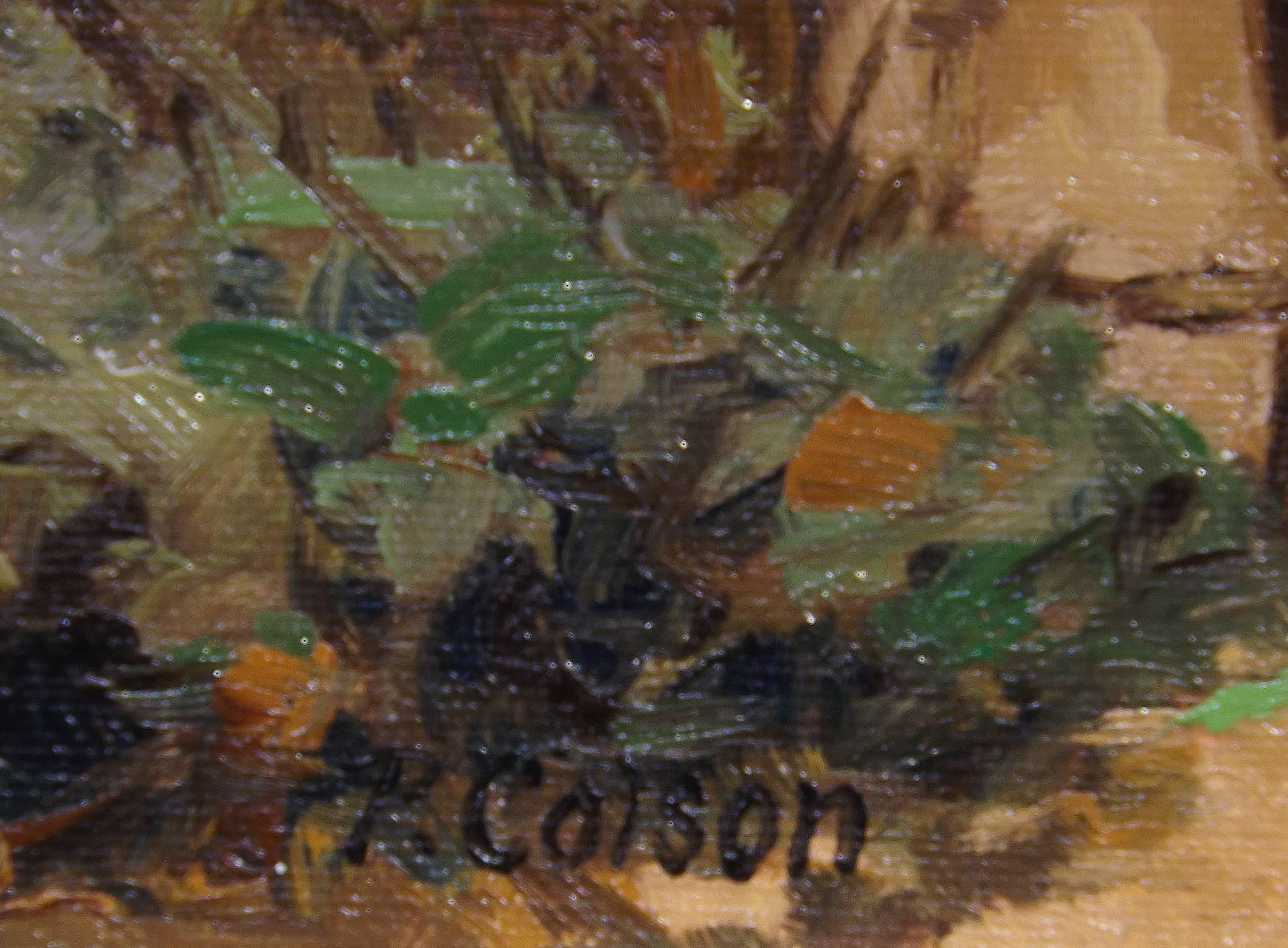 'Cour De Ferme' Painting by Belgian Painter Pierre Colson For Sale at ...