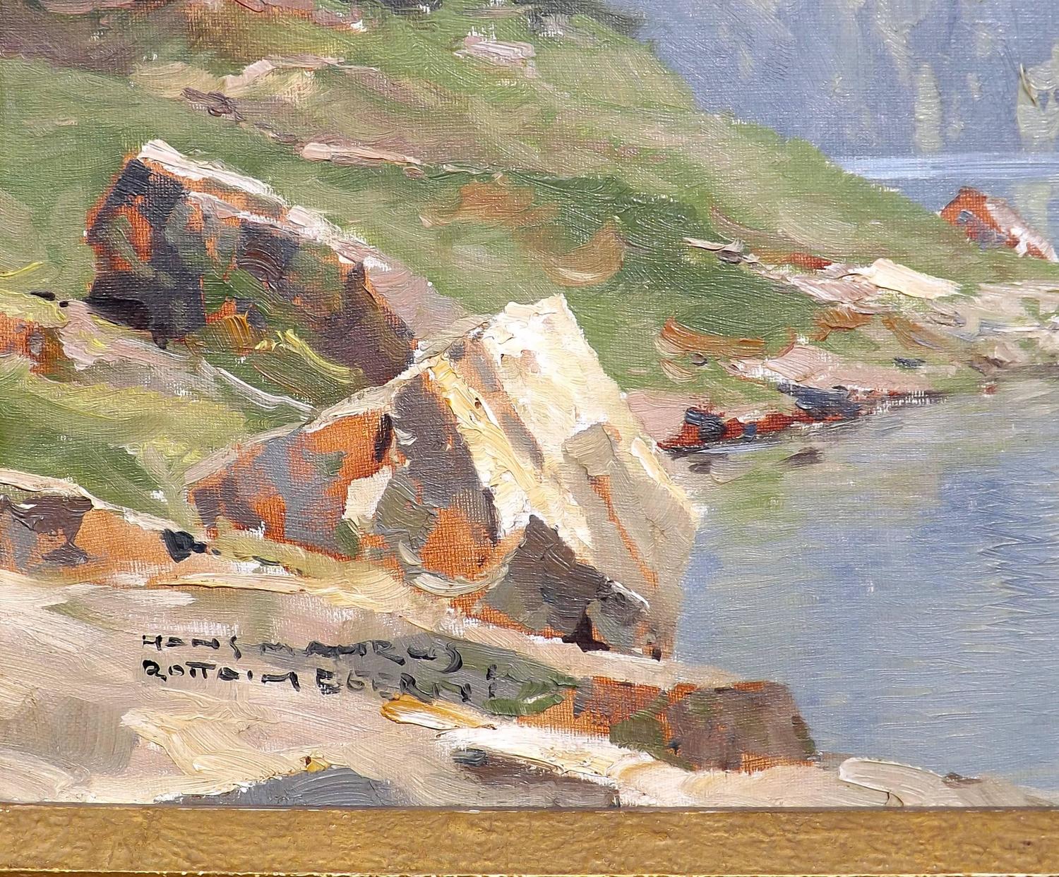 'Am Eibsee, Bavaria' by Munich School Artist Hans Maurus For Sale at ...