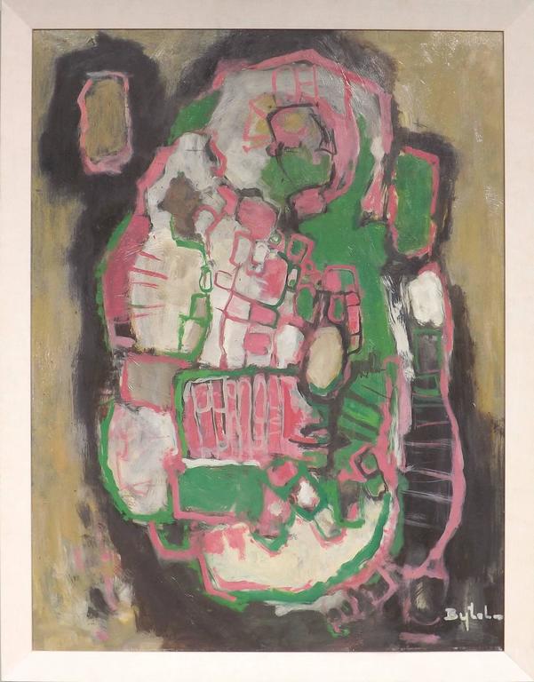Abstract Painting by Dutch Artist Jacobus Bijtel For Sale at 1stDibs