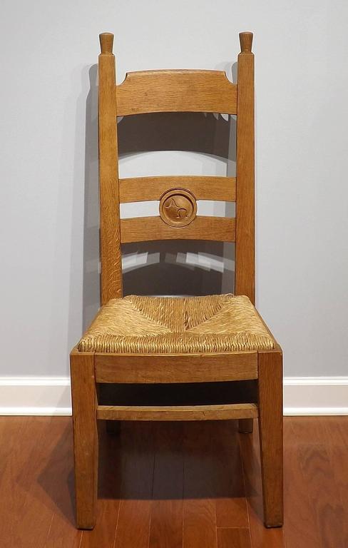 Collection of Dutch Arts and Crafts Church Chairs 'Alpha - Omega ...