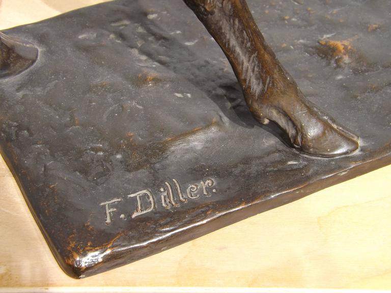 'Young Buck' Original Bronze by Fritz Diller at 1stDibs