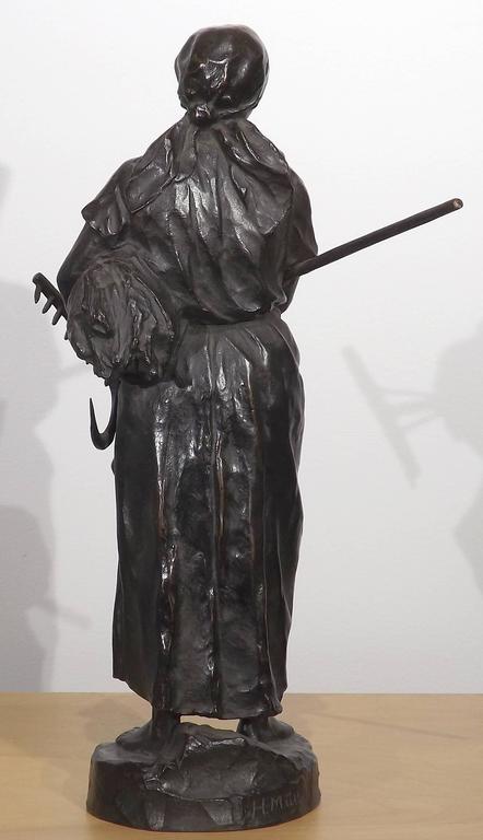 Peasant Woman Bronze by Hans Muller at 1stDibs