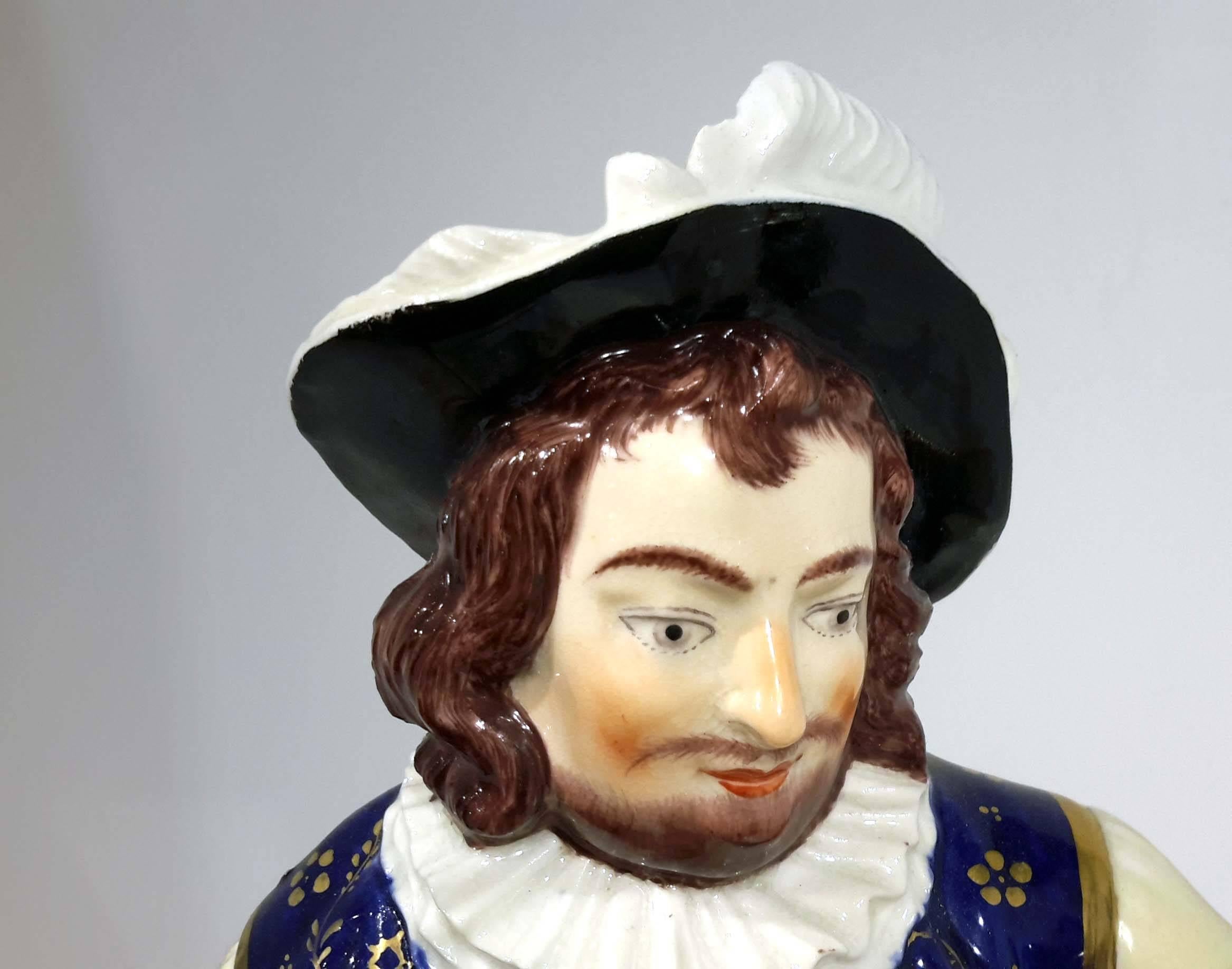Soft Paste Porcelain Figure of Falstaff, Derby, circa 1830 at 1stDibs