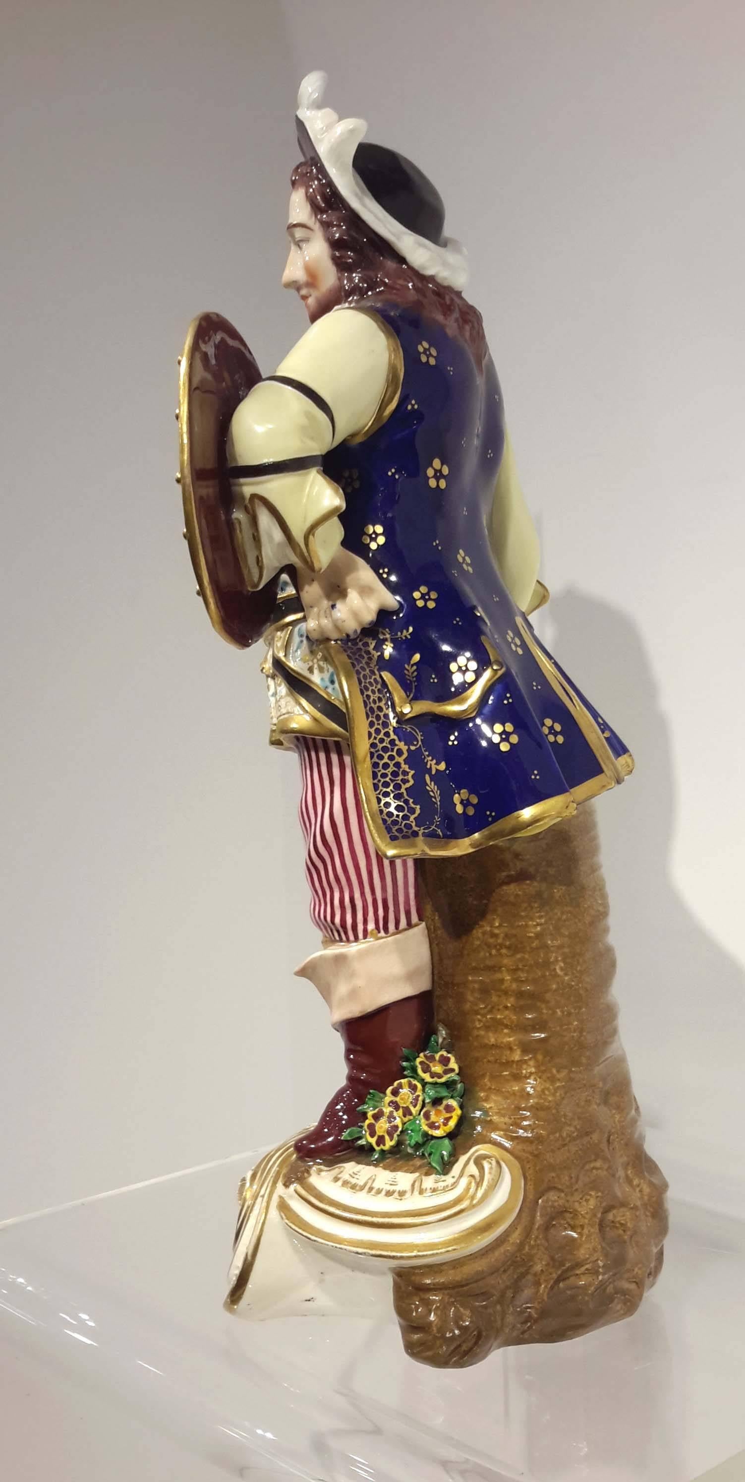 Soft Paste Porcelain Figure of Falstaff, Derby, circa 1830 at 1stDibs