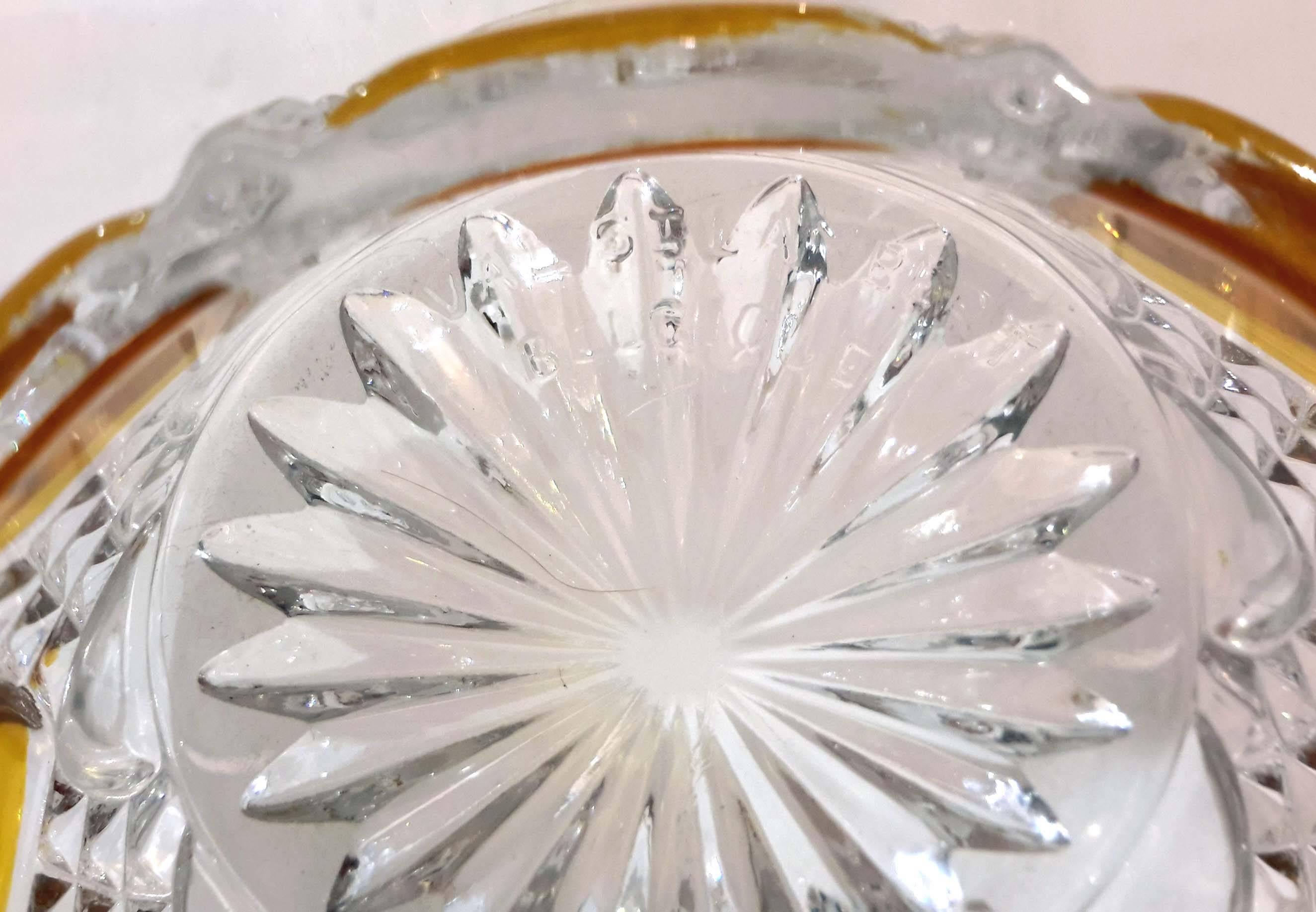 15-piece Val Saint Lambert Crystal Valembert Pattern Dresser/Vanity ...