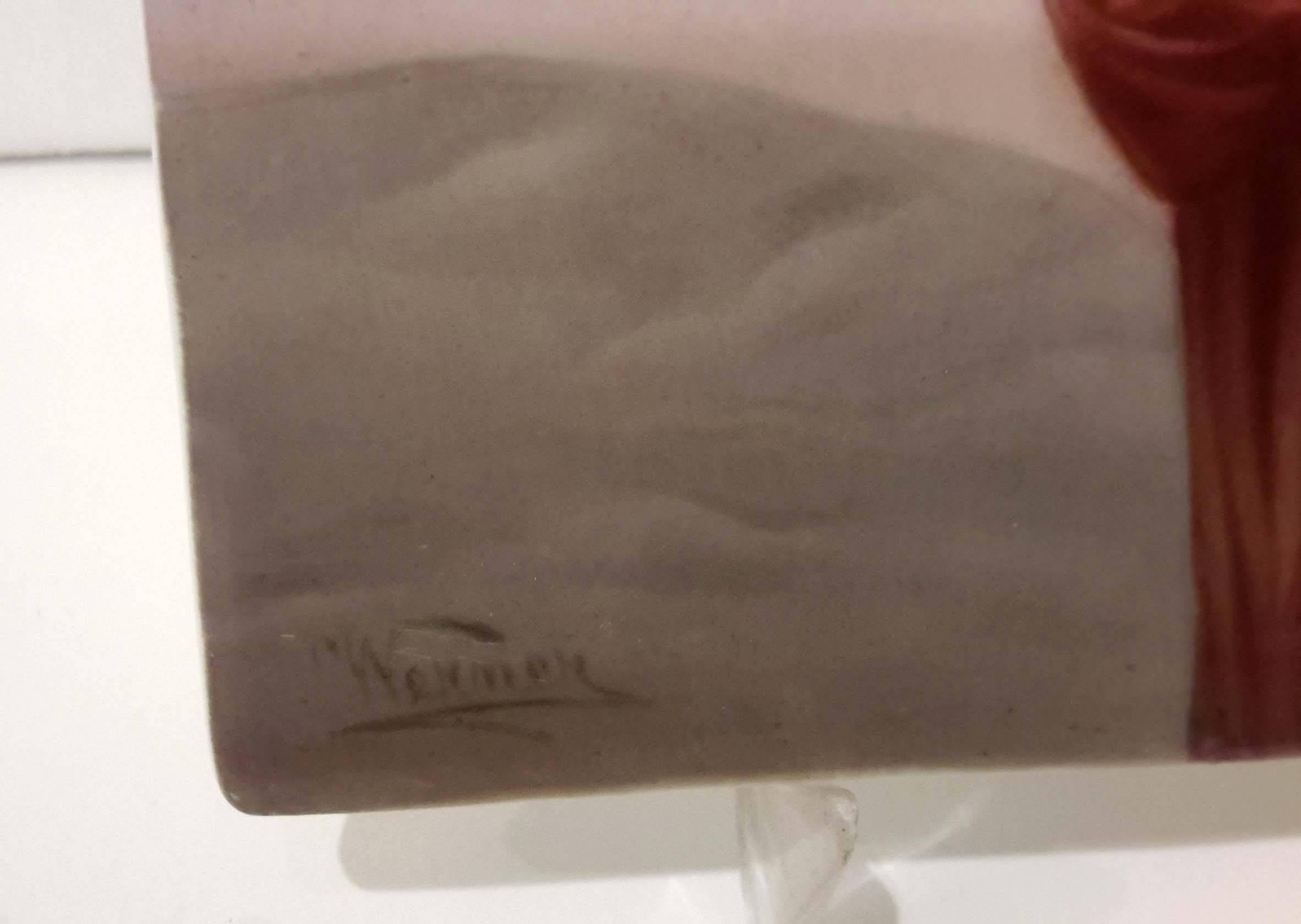 Berlin "K.P.M." Porcelain Rectangular Plaque, Echo at 1stDibs