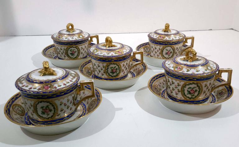 Magnificent Madame de Pompadour Porcelain Tea and Coffee Set, circa ...