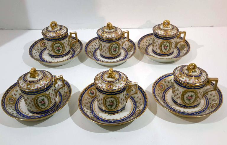 Magnificent Madame de Pompadour Porcelain Tea and Coffee Set, circa ...