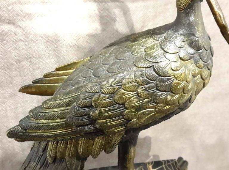 Parcel Bronze Phoenix Bird, French Japonism, 19th Century For Sale at ...
