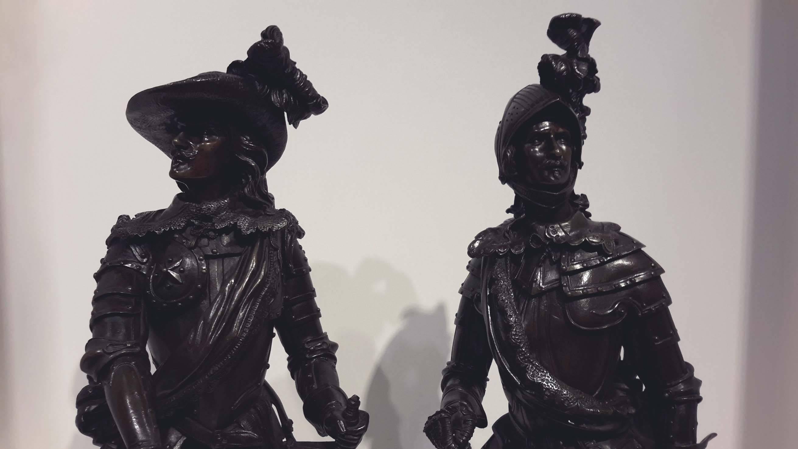 Émile Victor Blavier, Figural Bronzes, Henri II and Frederic-Maurice ...