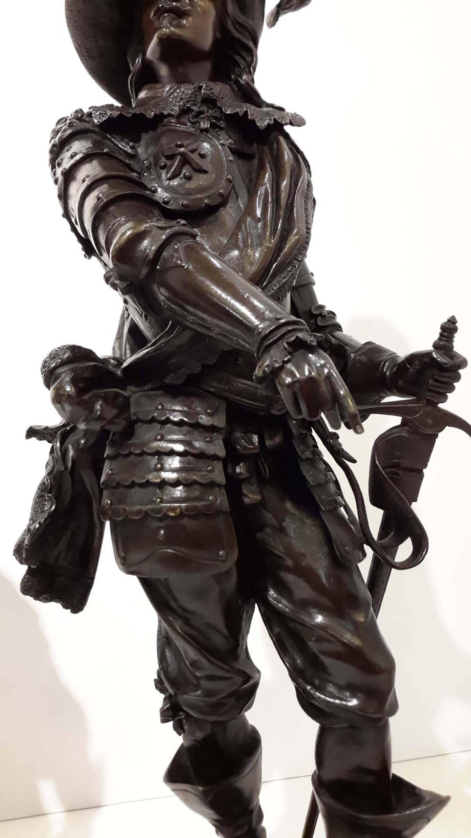 Émile Victor Blavier, Figural Bronzes, Henri II and Frederic-Maurice ...