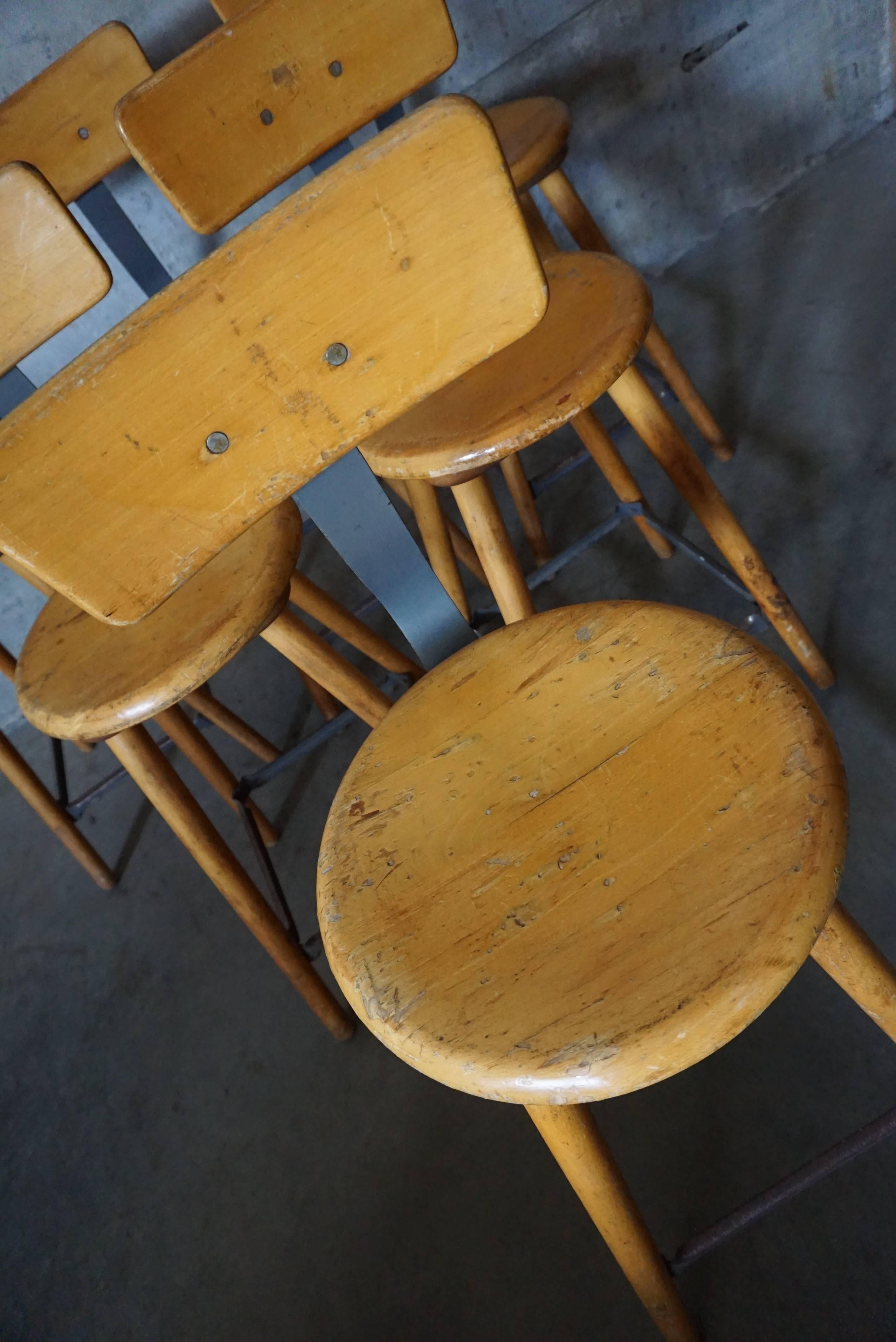 German Industrial Workshop Chair / Bar Stool For Sale at 1stDibs ...
