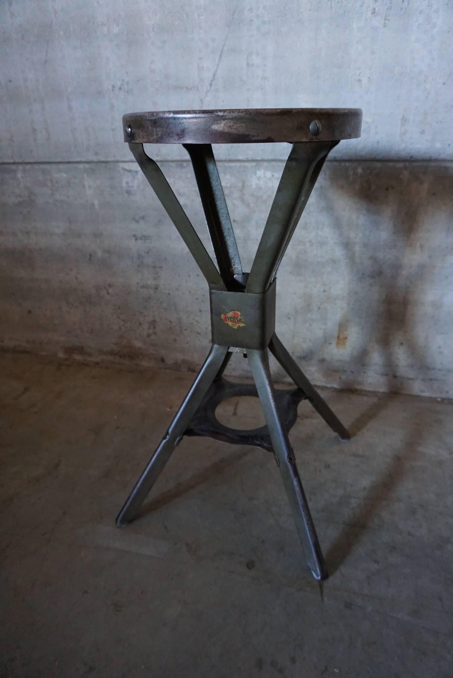 Set of Four Industrial Evertaut Stools, 1950s at 1stDibs | evertaut ...