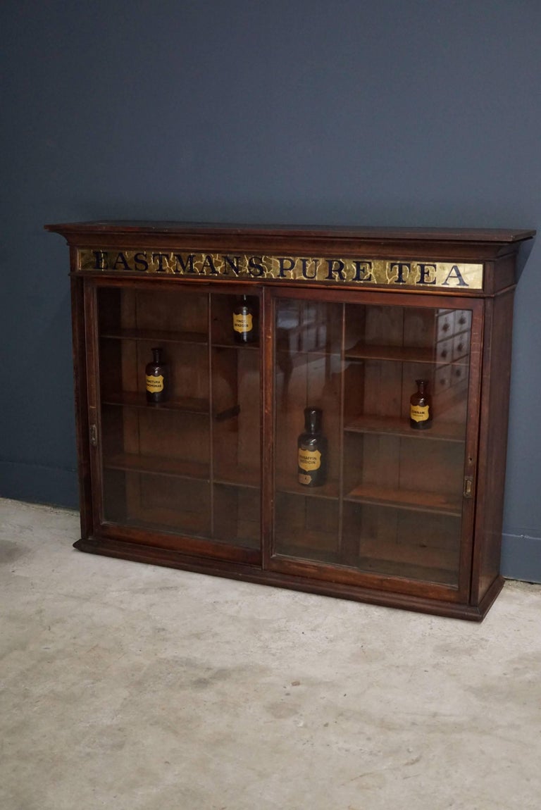 Antique British Oak Tea Merchant Shop Cabinet, 19th Century at 1stDibs ...