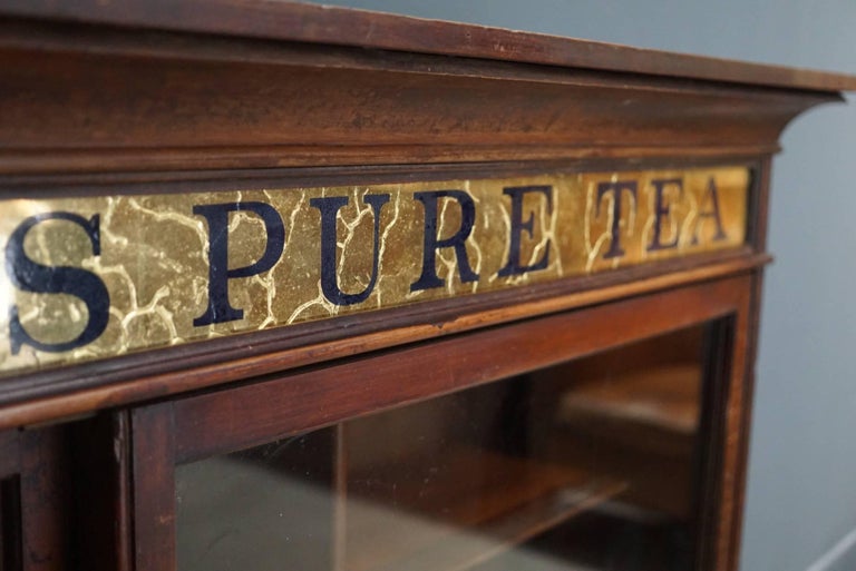 Antique British Oak Tea Merchant Shop Cabinet, 19th Century at 1stDibs ...