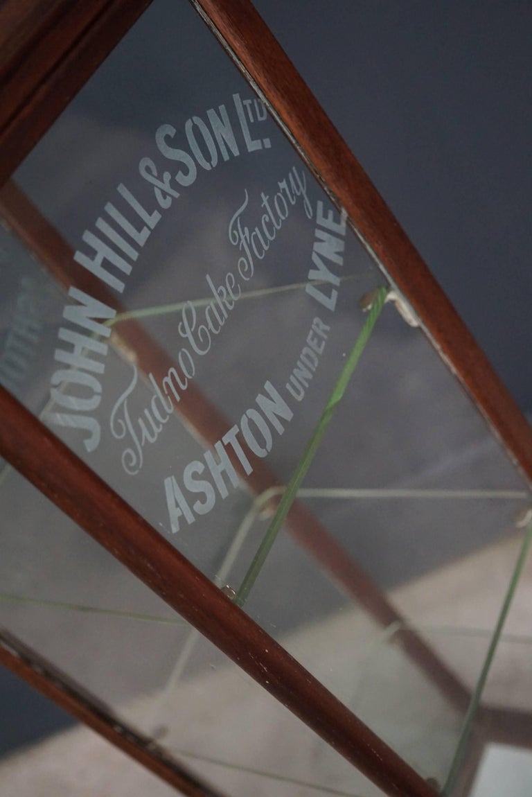 Antique English Shop Cake Display Cabinet at 1stDibs