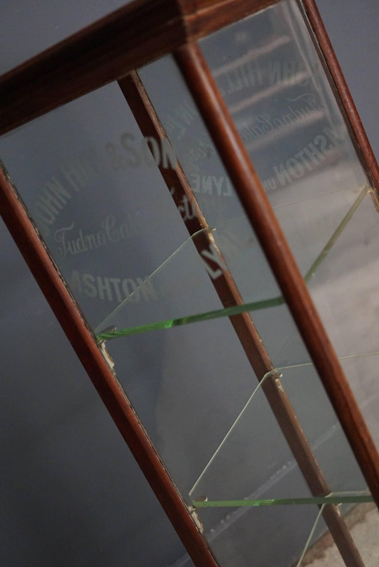 Antique English Shop Cake Display Cabinet at 1stDibs