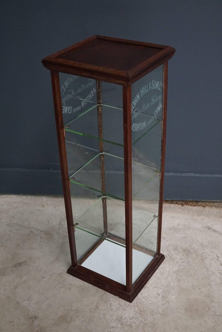 Antique English Shop Cake Display Cabinet at 1stDibs