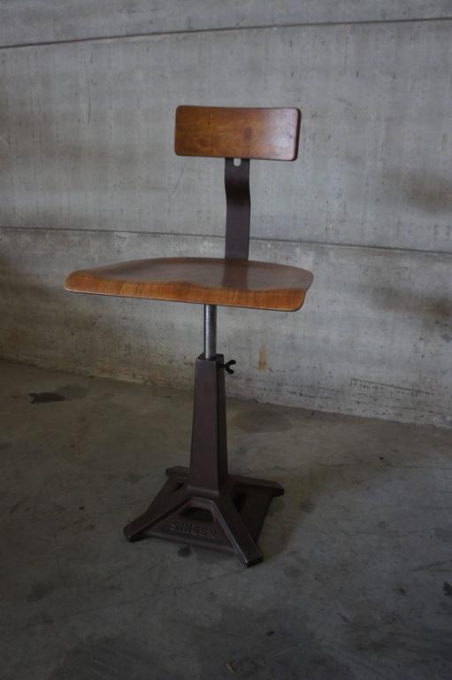 Singer Work Chair at 1stdibs