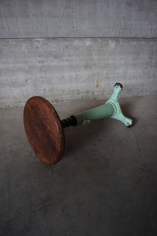Vintage Industrial Factory Stool by Singer at 1stDibs | antique singer ...