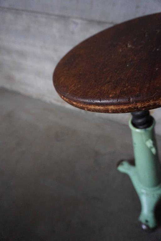 Vintage Industrial Factory Stool by Singer at 1stDibs | antique singer ...