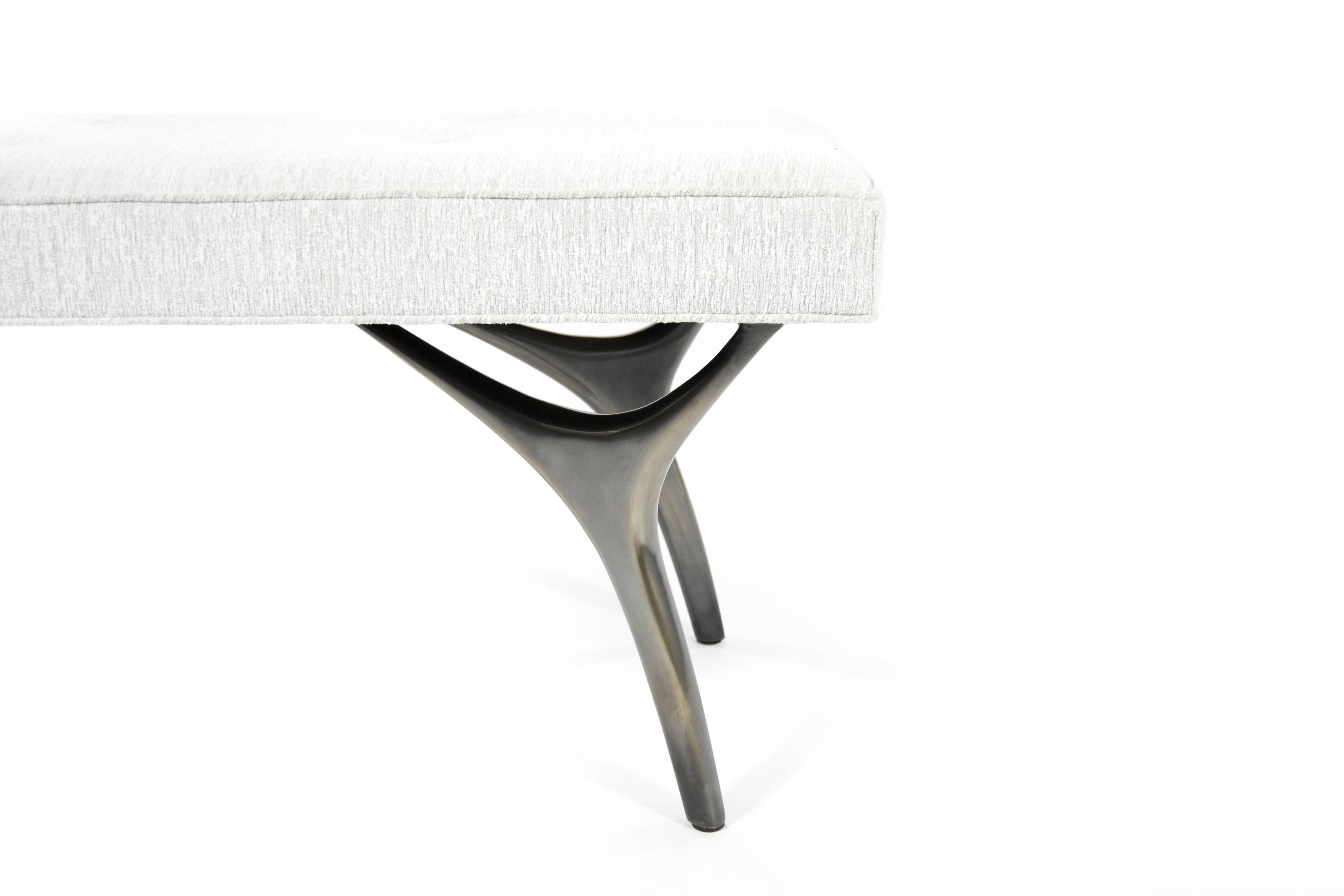 Crescent Bench in Bronze For Sale at 1stDibs