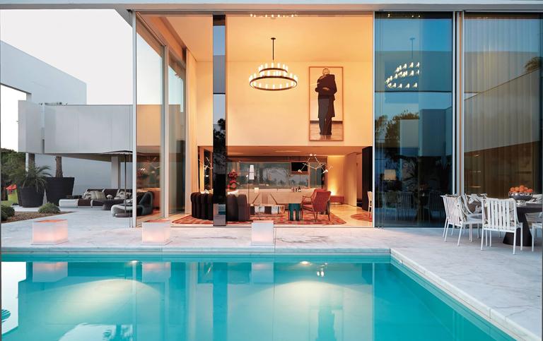 David Chipperfield Fontana Arte Metal Double Version Chandelier ...