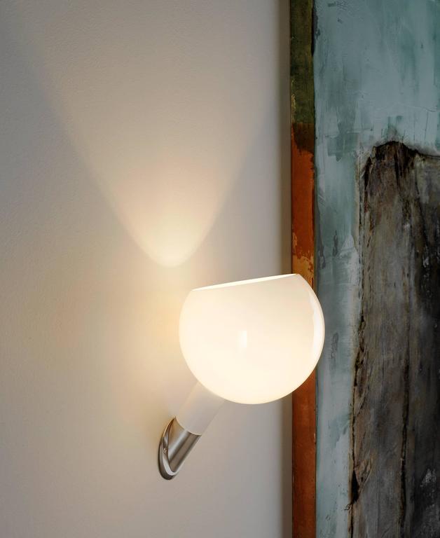 Fontana Arte Parola Transparent Glass Wall Lamp at 1stDibs