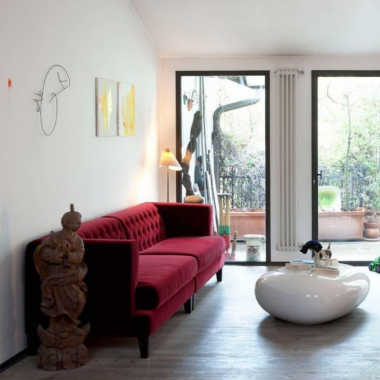 "Hall" Fabric or Leather Three-Seat Sofa by Rodolfo Dordoni for Driade ...