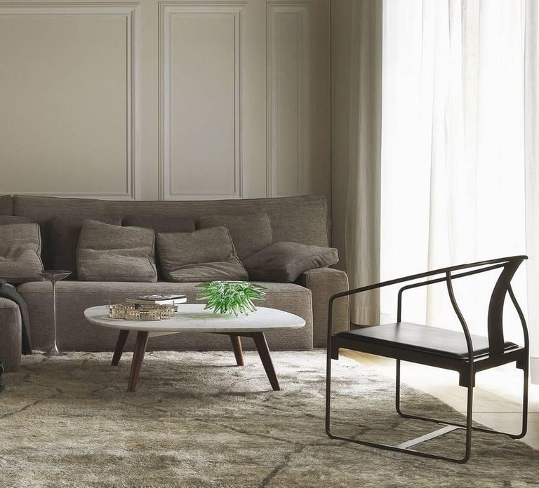 "Mingx" Leather and Steel Armchair Designed by Konstantin Grcic for ...