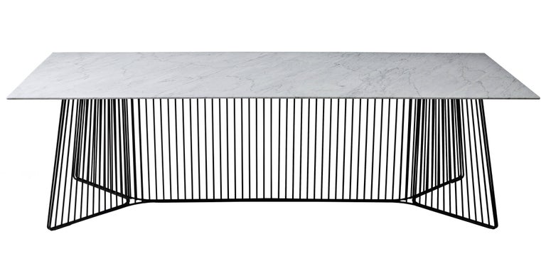 "Anapo" Chestnut, Macassar or Marble Top Table by Gordon Guillaumier ...