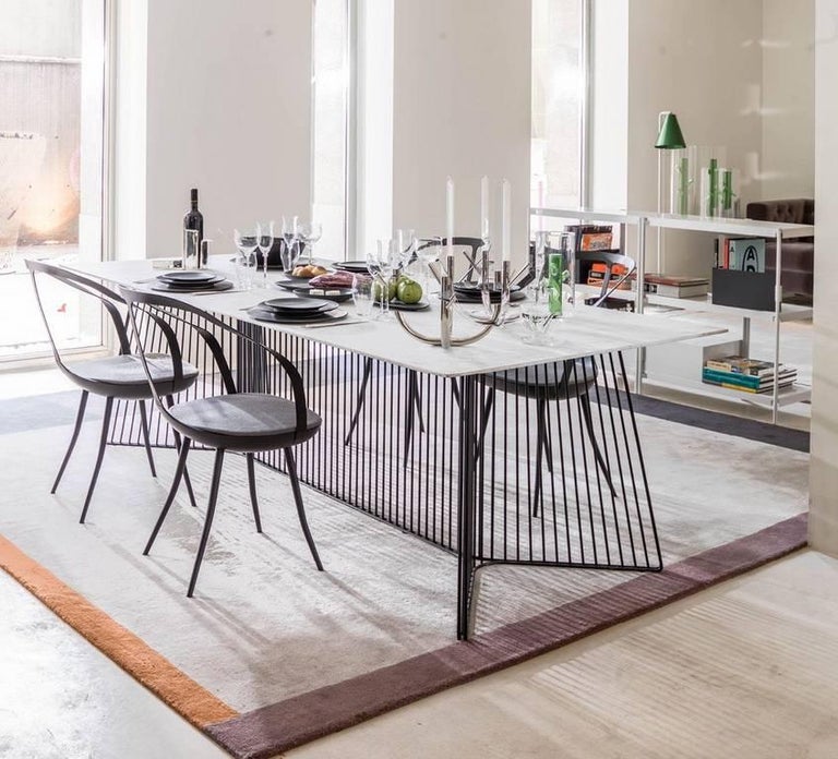 "Anapo" Chestnut, Macassar or Marble Top Table by Gordon Guillaumier ...